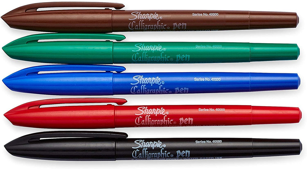 Sanford Sharpie Calligraphic Chisel Tip Water Based Markers (40150SH ...